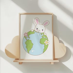 Retro Earth Day Clipart 46 SVG in Soft Pastel Colors, Cute Hippie ...