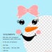 Snowman Face Clipart: Winter Christmas SVG PNG EPS Set (digital ...