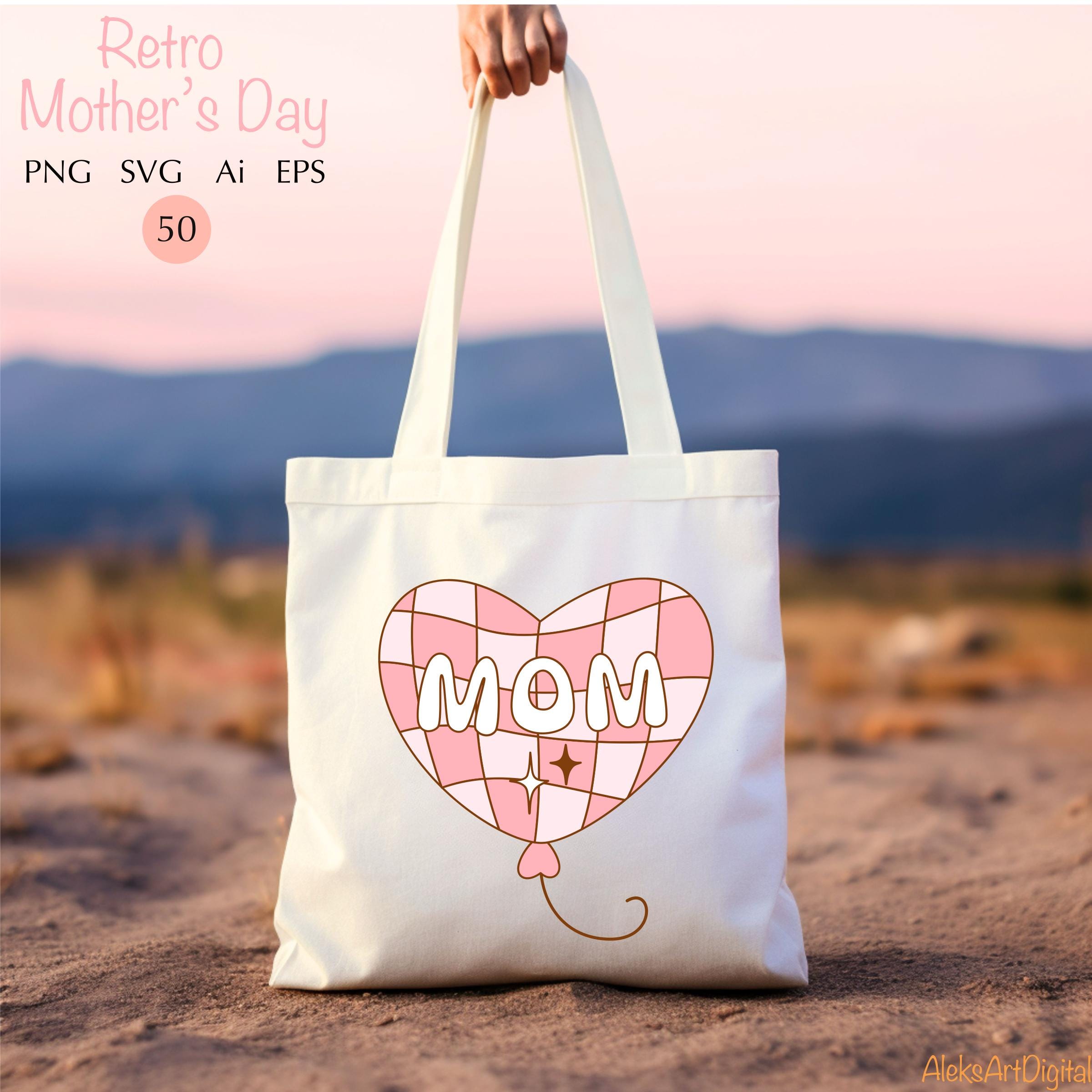 Retro Mother's Day Clipart: Groovy Mom SVG, PNG, Vector (digital ...