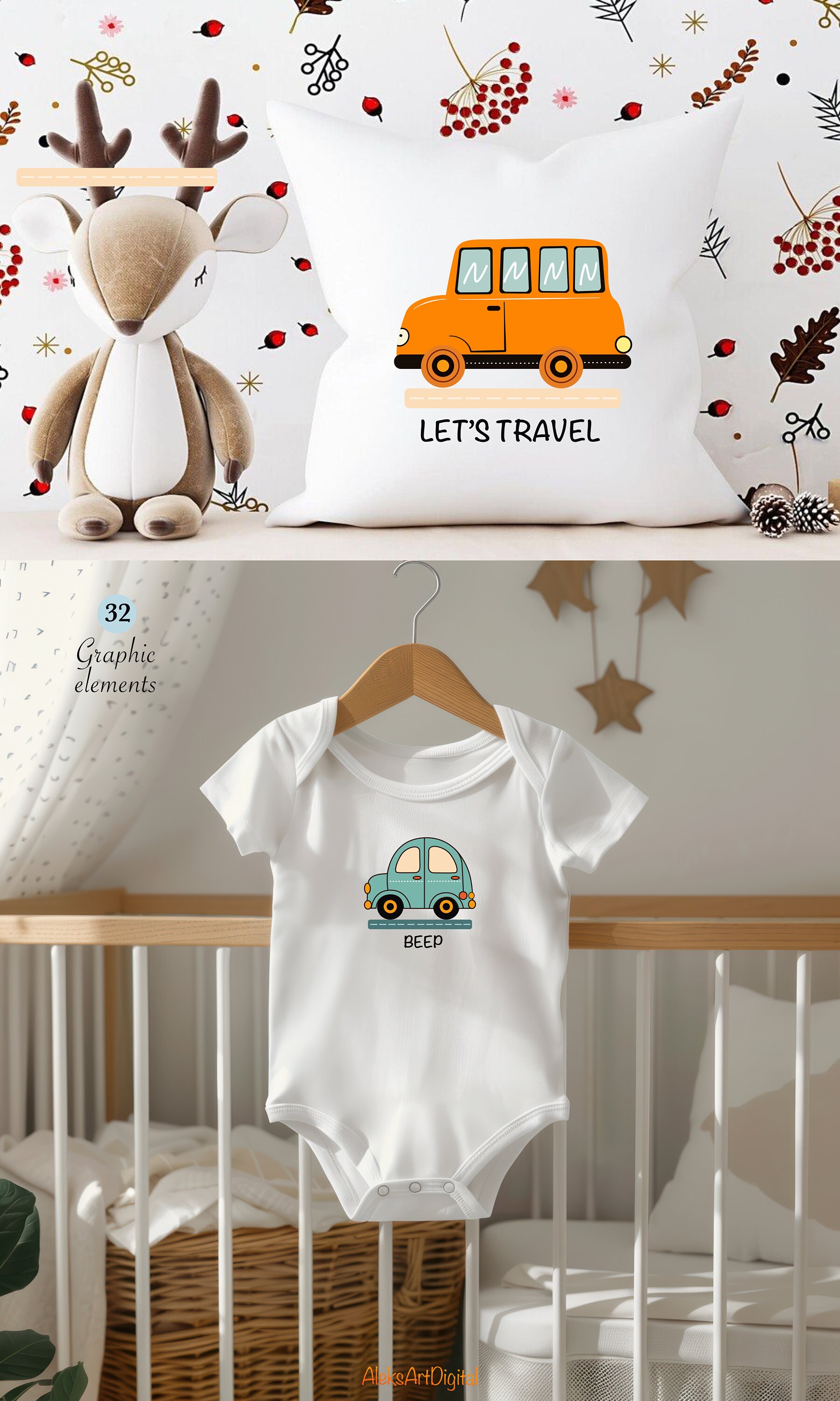 Cars Bundle PNG, Children's Transport Clip Art SVG Digital Images High ...