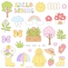 Spring Animals Clipart, Frog, Flowers, Insects (png, Svg, Ai, Eps) - Etsy