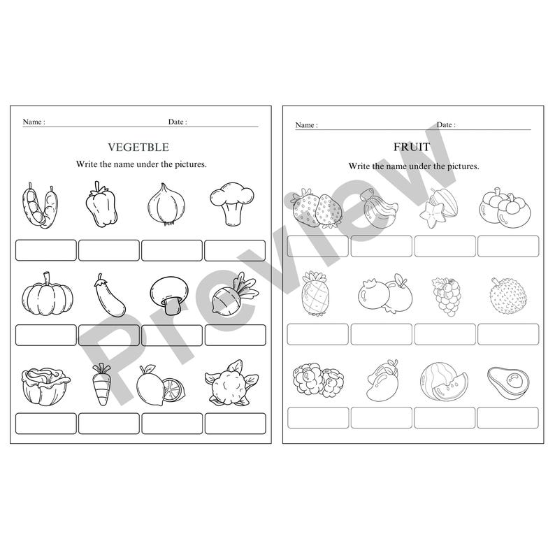 Vocabulary Worksheets for Kids – Sight Words, Printable Early Learning ...