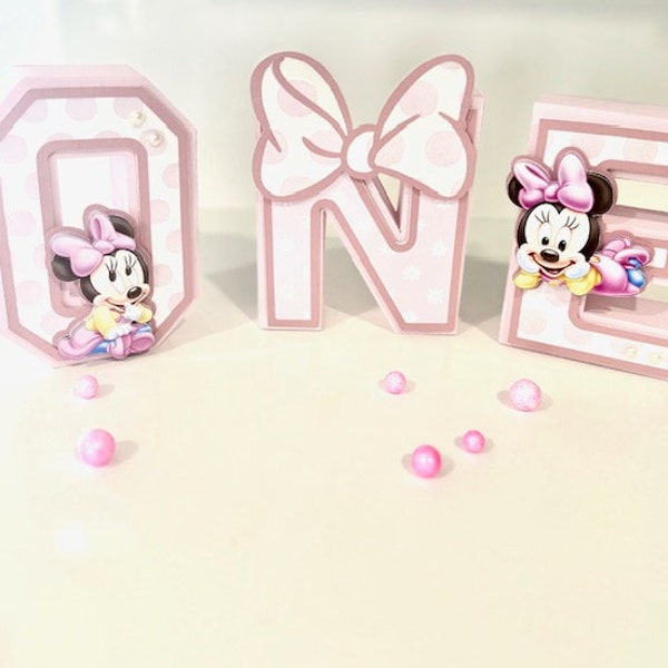 Minnie Mouse Letters - Etsy