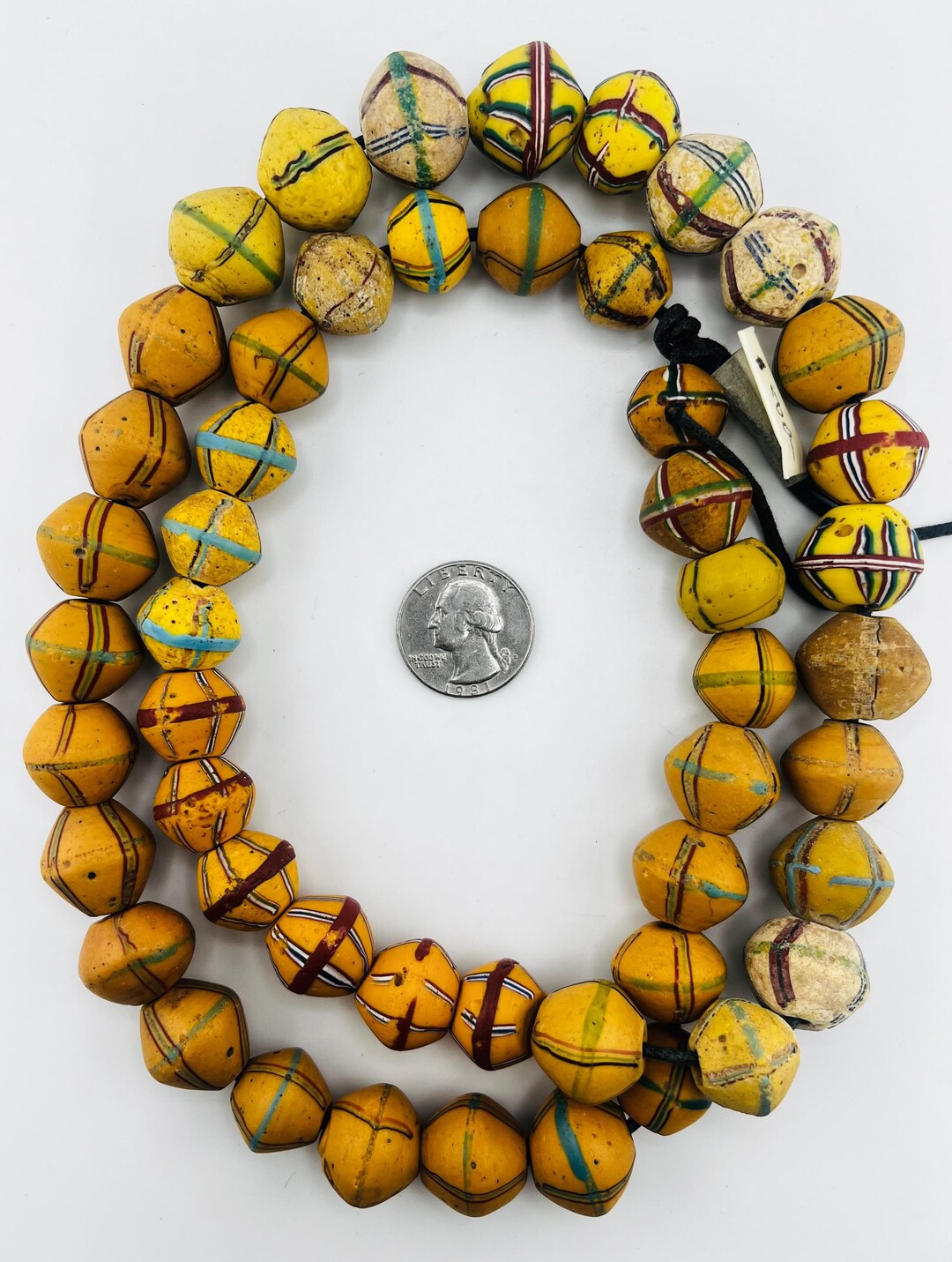 Venetian King Beads | 50 Antique Trade Beads | Authentic African Trade ...