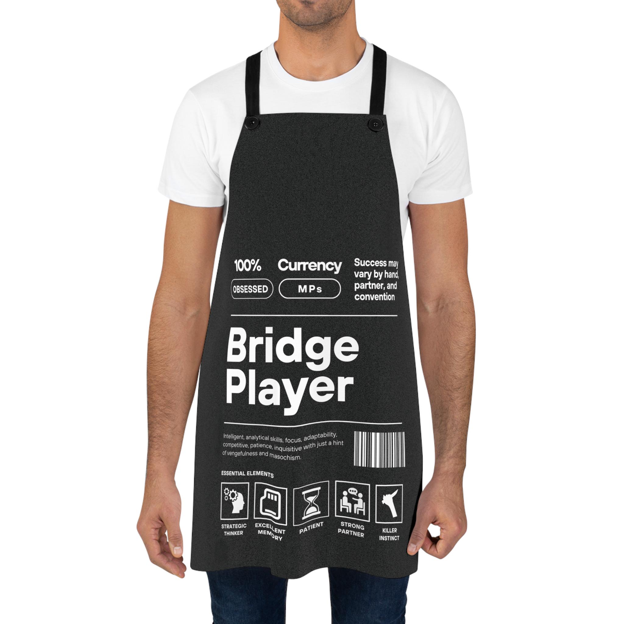 Funny Bridge Apron | Humorous Nutritional Facts Apron | Perfect Gift ...