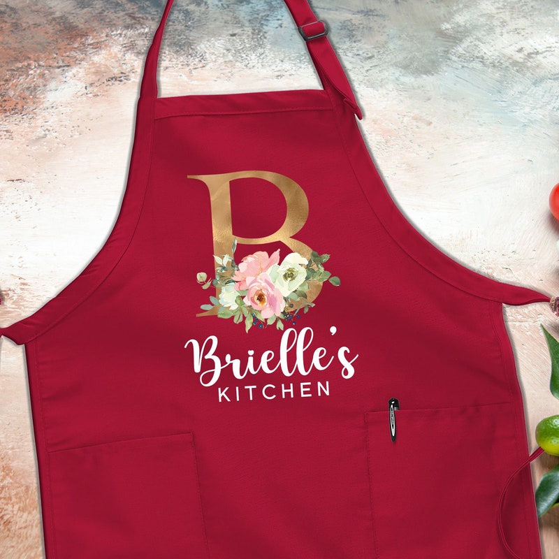Monogrammed Aprons - Etsy