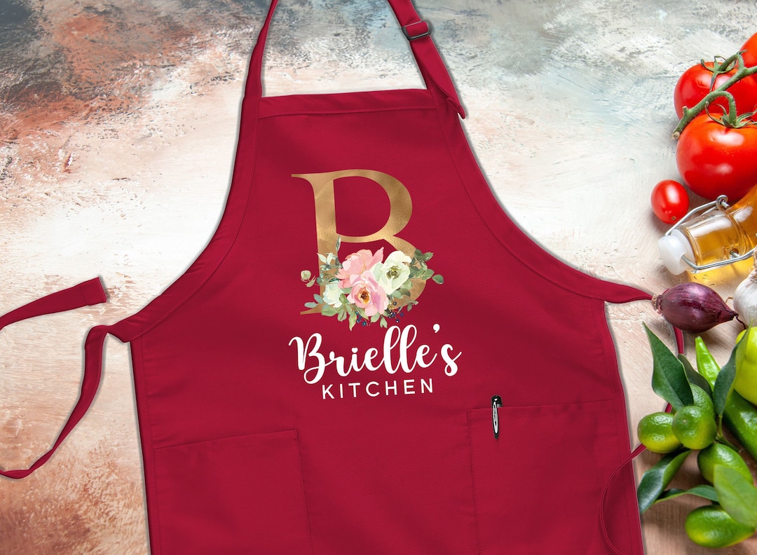 Personalized Name Apron, Master Chef Apron, Gift for Her, Monogrammed ...