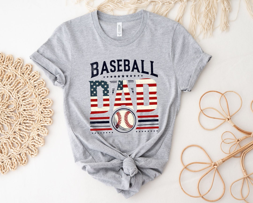 USA Baseball Shirt, Baseball Daddy Gift, Fathers Day Shirt, Sportive ...