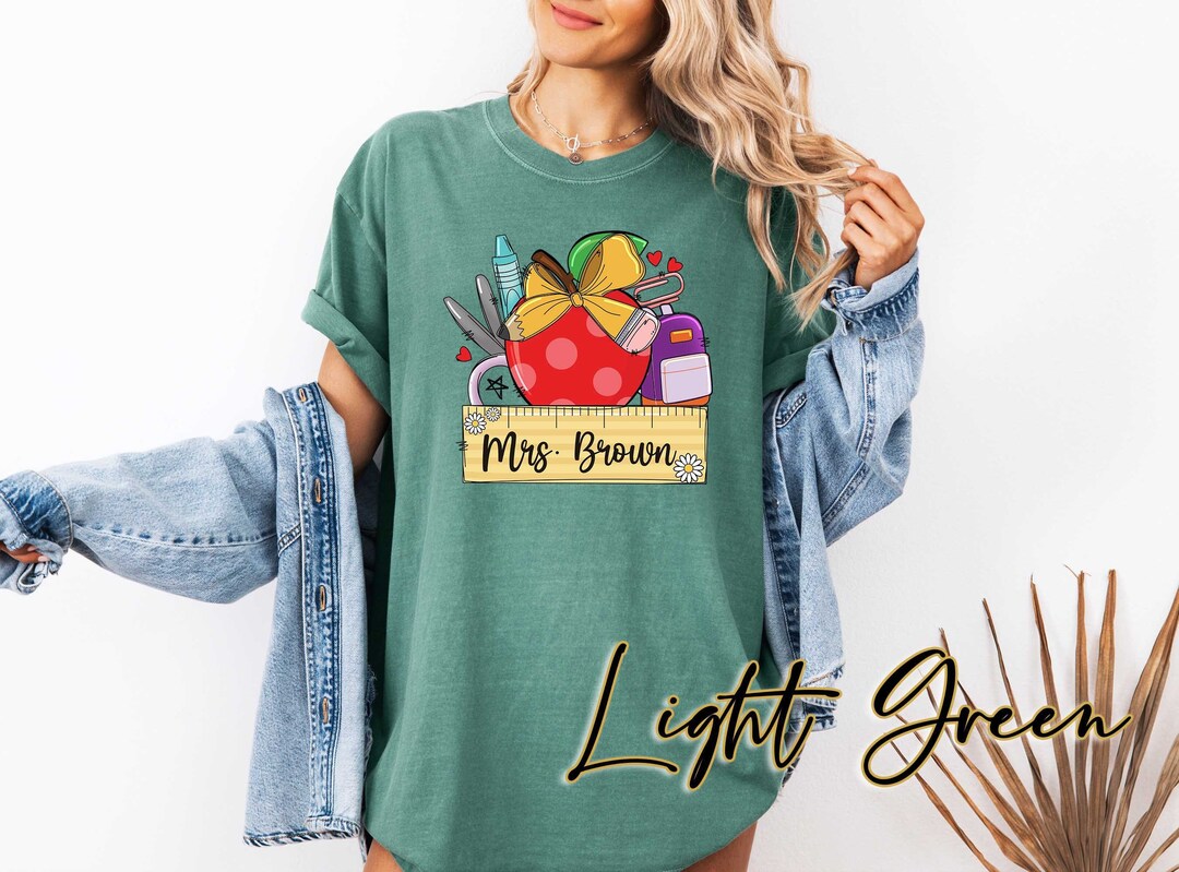 Personalized School Shirt, Teacher Shirt, First Day Tee, Strawberry ...