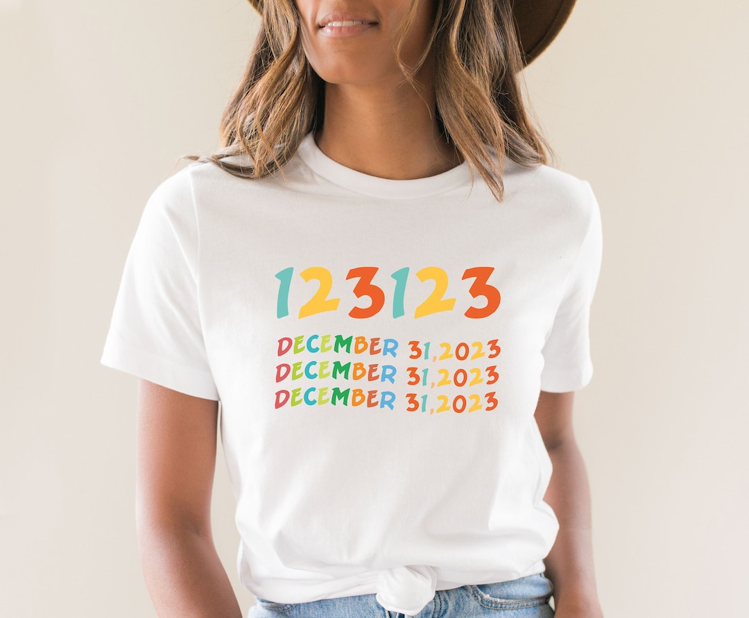 123123 Last Day of the Year T-shirt, December 31 2023 Shirt, New Year's ...