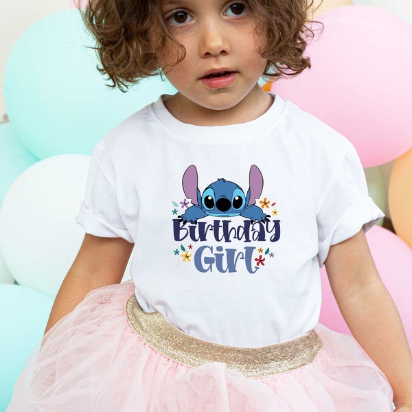 Girls Stitch Birthday Shirts - Etsy