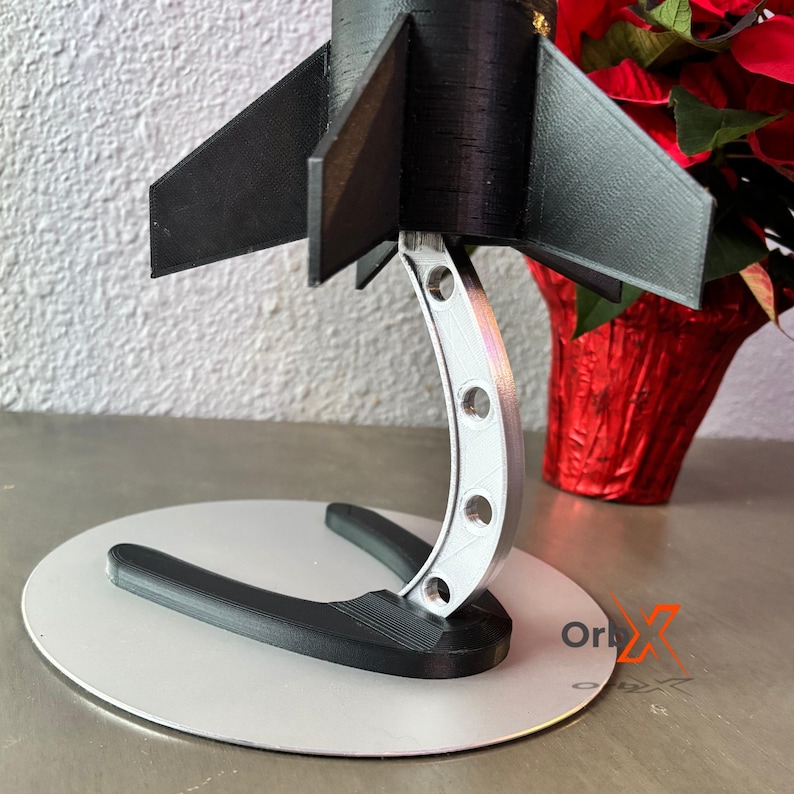 18mm Model Rocket Display Stand STL File - 3D Printable Files for Model ...