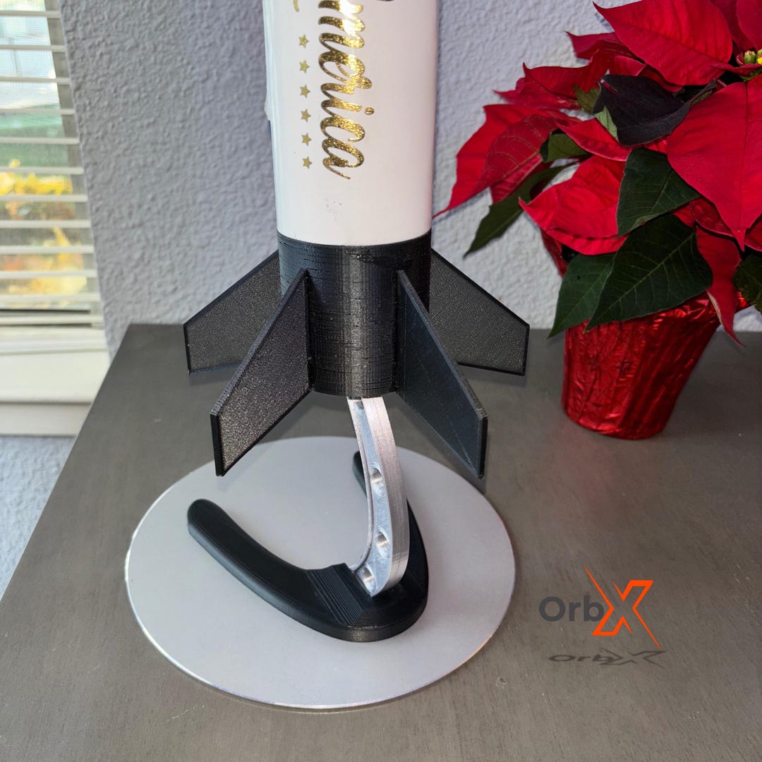 24mm Model Rocket Display Stand STL File - 3D Printable Files for Model ...