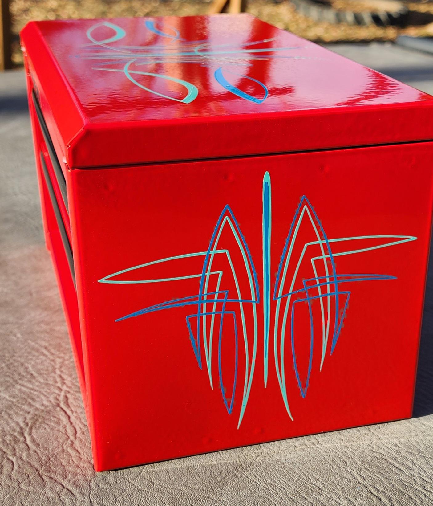 Mini Toolbox Custom Pinstriped by Hand. - Etsy