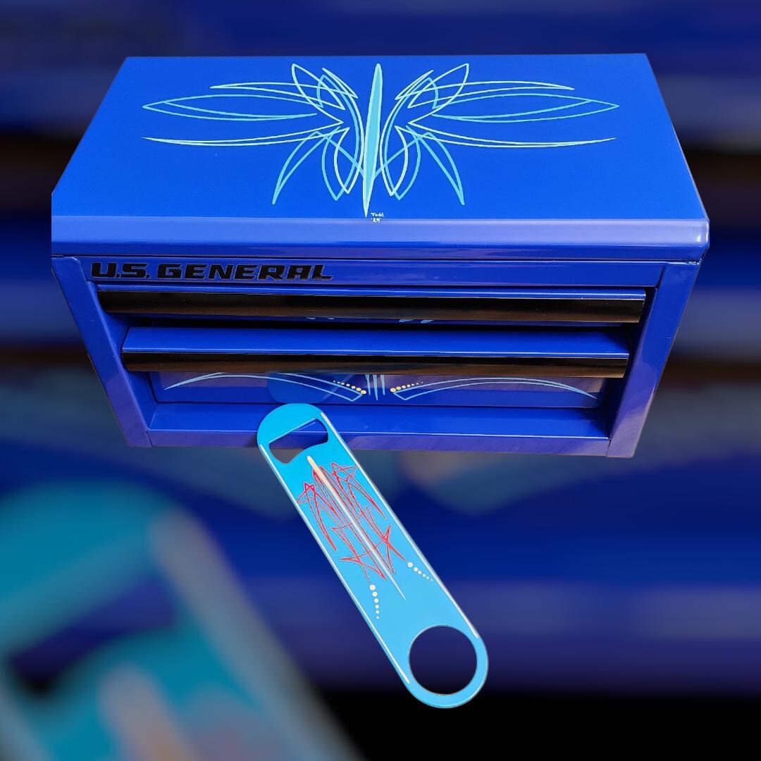 Mini Toolbox Custom Pinstriped by Hand. - Etsy