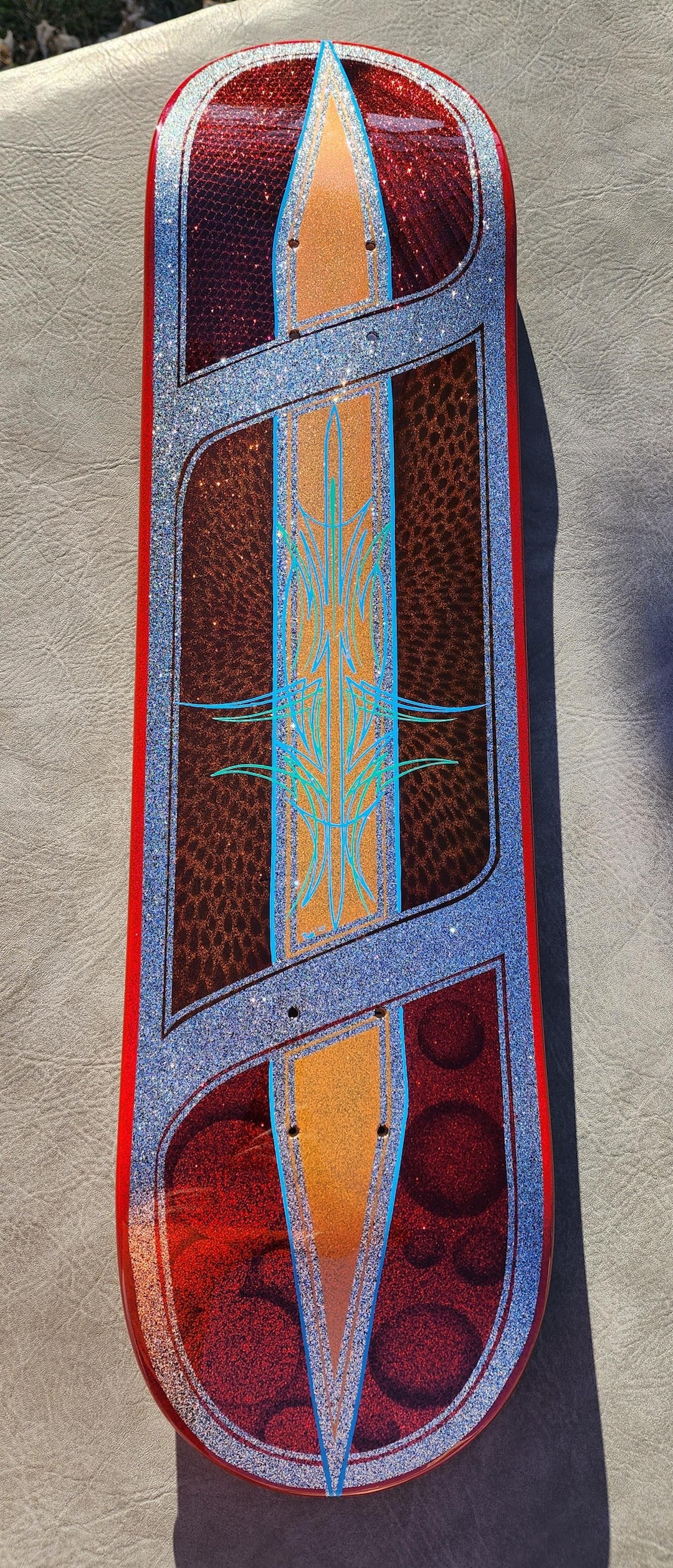 Custom Painted Skateboard Deck. - Etsy