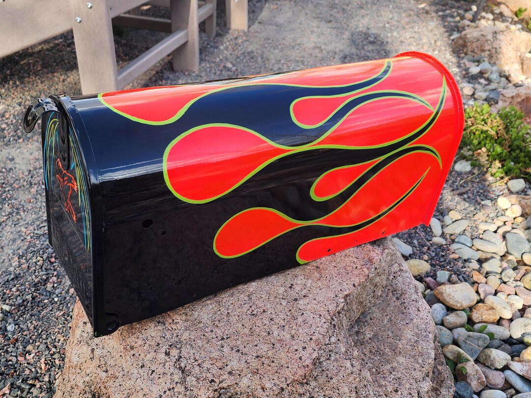 Custom Painted Hand Pinstriped Mailbox - Etsy