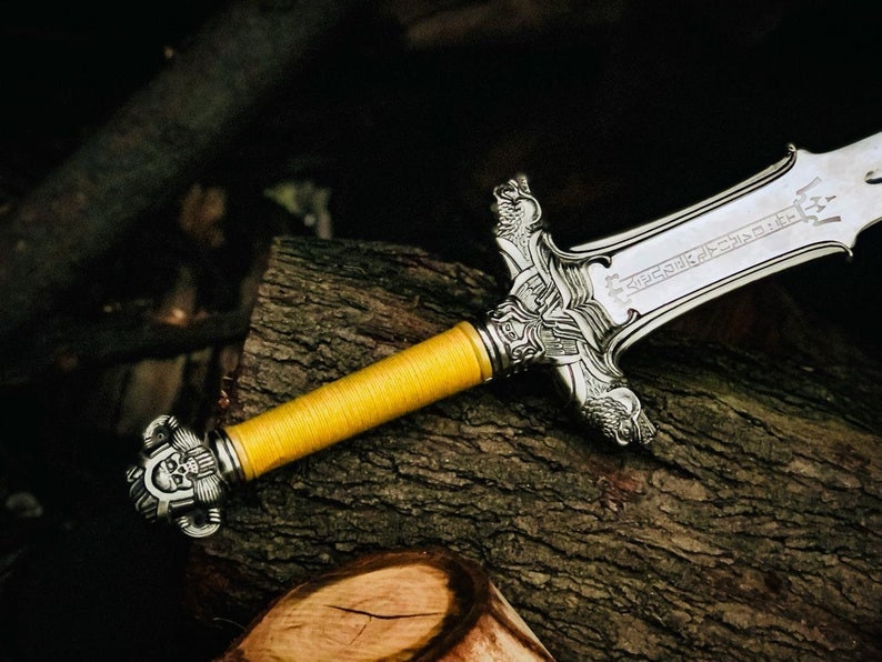 Northman Sword With Scabbard, Viking King Sword, Devil Headed Sword ...