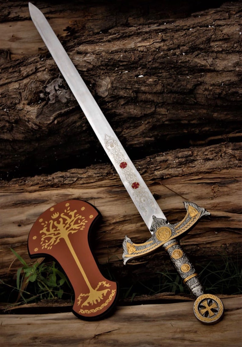 Northman Sword With Scabbard, Viking King Sword, Devil Headed Sword ...