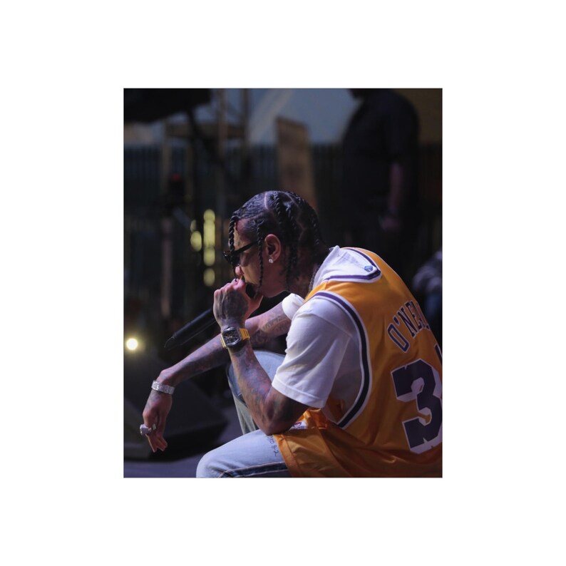 Tyga Rapper Basketball Jersey Poster - Hip-hop Art Print - Etsy