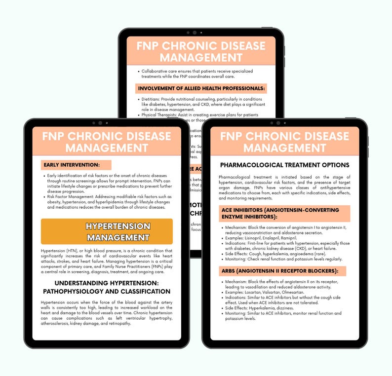 FNP Chronic Disease Management Guide Comprehensive Resource for Family ...