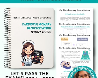Cardiopulmonary Resuscitation Cardiology A&P Guide 13 Pages Nursing ...