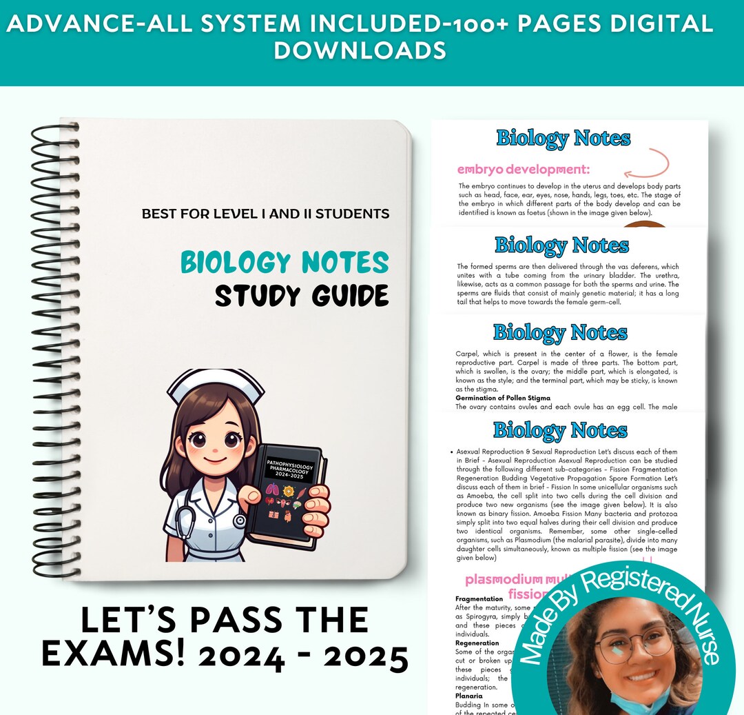 Ultimate Biology Notes 2024 Perfect for Students to Learn and Succeed ...