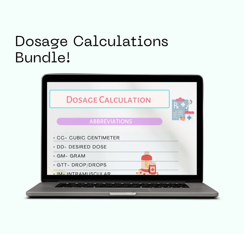 Nursing Dosage Calculations Study Guide, Dosage Calculation, Nursing ...