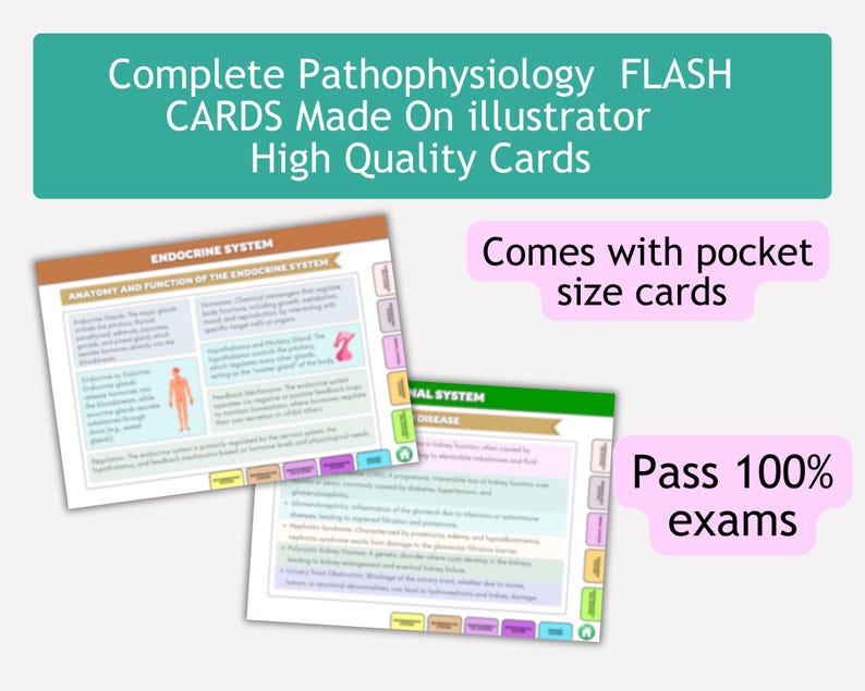 Pathophysiology Study Guide 2026 | Nursing Flashcards (printable PDF ...
