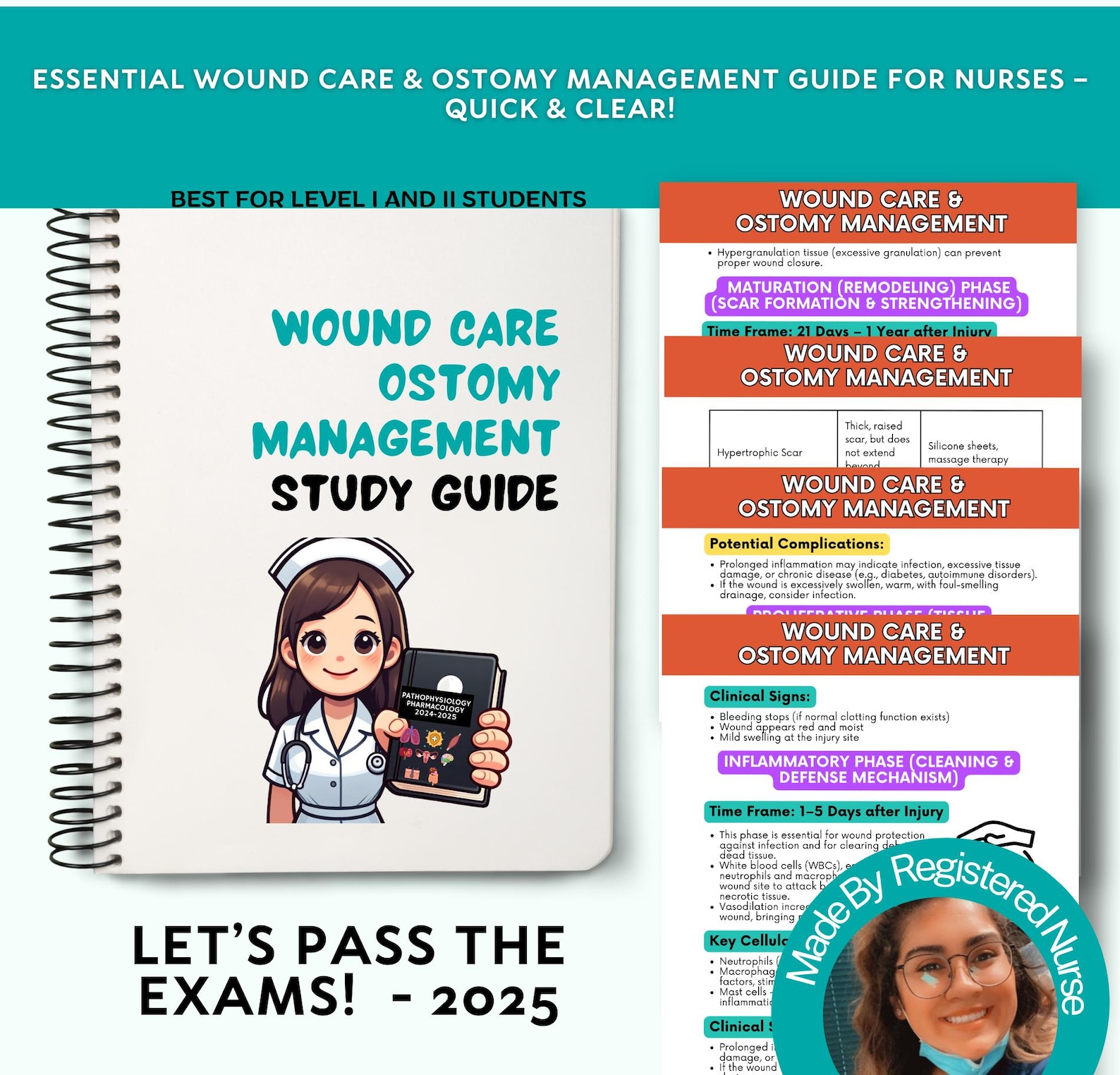 Nursing Wound & Ostomy Management Guide: Assessment, Dressing, Care ...