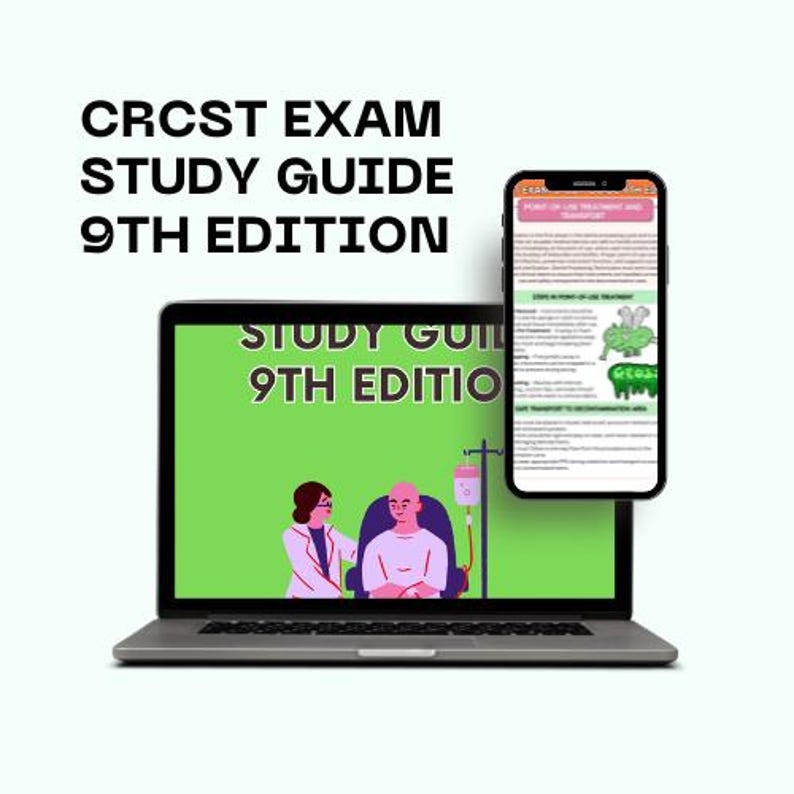 CRCST Study Guide: Sterile Processing Tech Notes & Surgical Instruments ...