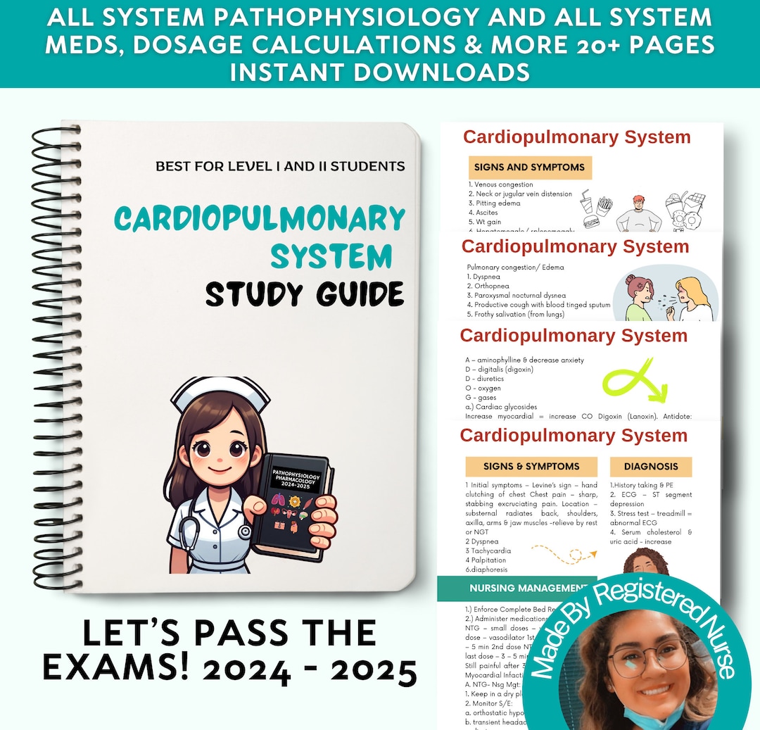 Cardiovascular System A & P Study Guide | Nursing Notes | the Heart ...