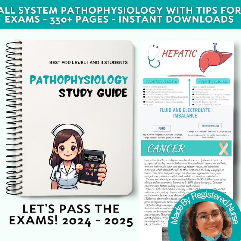 Pathophysiology Book Nurses - Etsy
