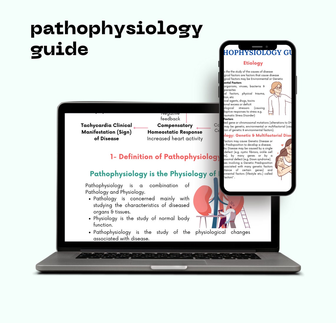 Pathophysiology Study Guide Bundle, Pathophysiology Nursing, Nursing ...