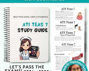 Complete ATI Teas 7 Study Guide 2024 Updated ATI TEAS 7 Study Cheat ...