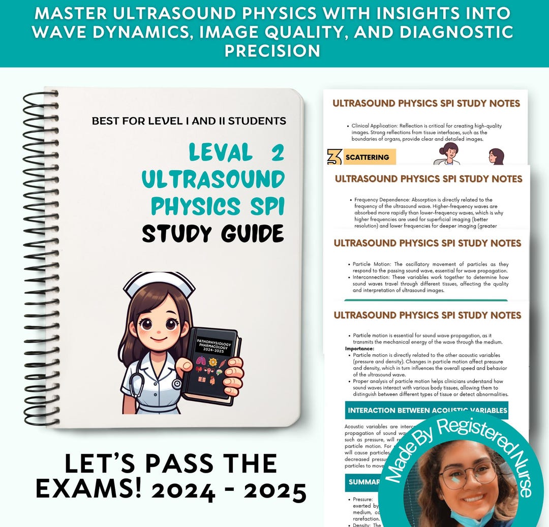 Ultrasound Physics SPI Study Notes | Sonography Exam Prep Guide | SPI ...