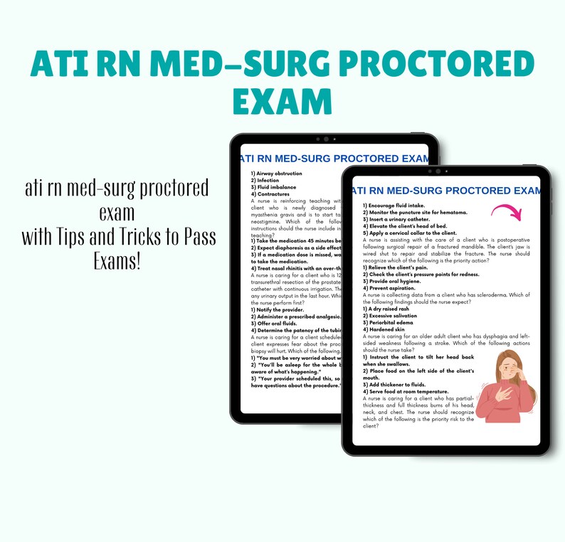 ATI RN Med-surg Proctored Exam Study Guide 2024-25 (digital Download ...