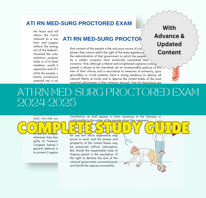 ATI RN Med-surg Proctored Exam Study Guide 2024-25 (digital Download ...