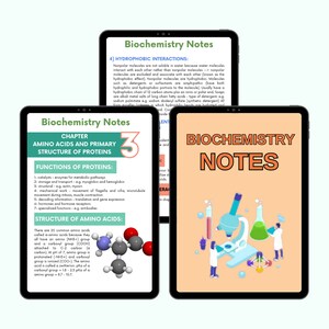Organic Chemistry, Biochemistry Notes, Mcat Study Notes Perfect for ...