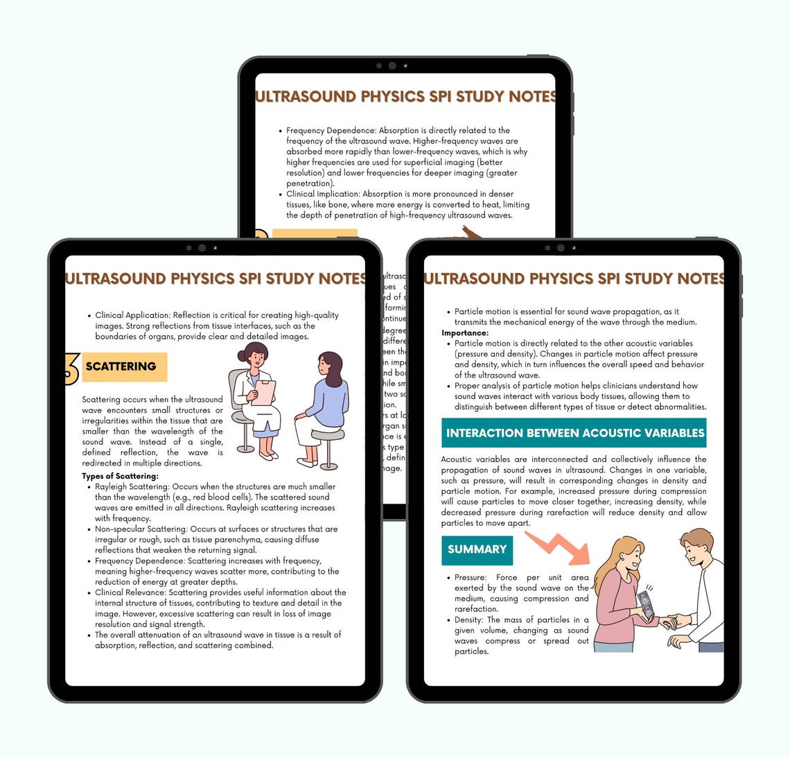 Ultrasound Physics SPI Study Notes | Sonography Exam Prep Guide | SPI ...