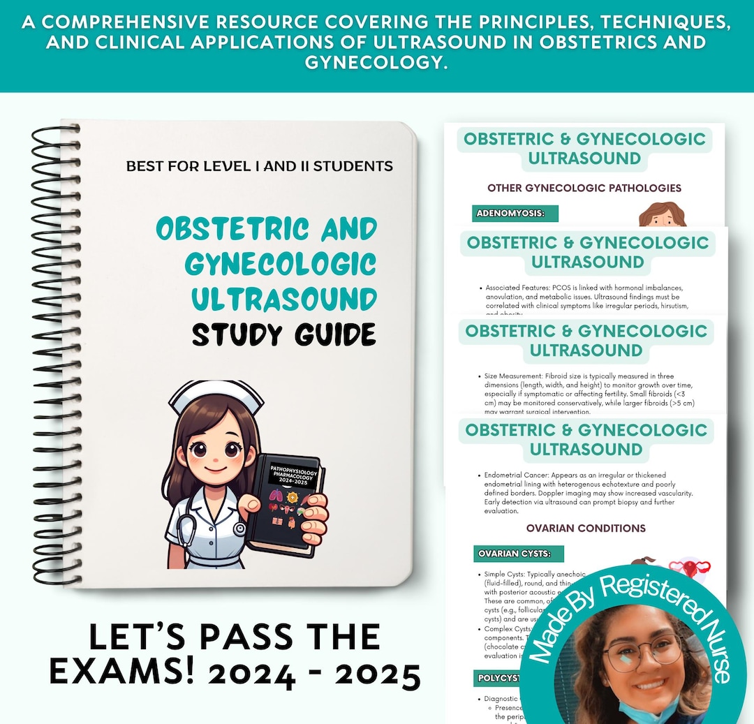 Obstetric and Gynecologic Ultrasound Study Guide Comprehensive OB/GYN ...