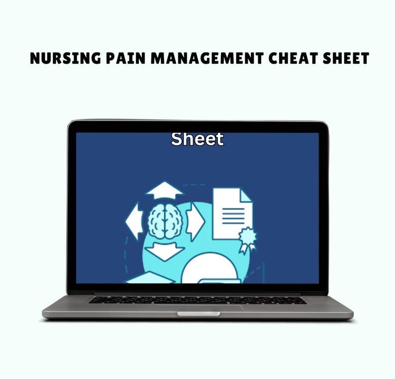 Nursing Pain Management Cheat Sheet | Quick Reference Guide for Nurses ...