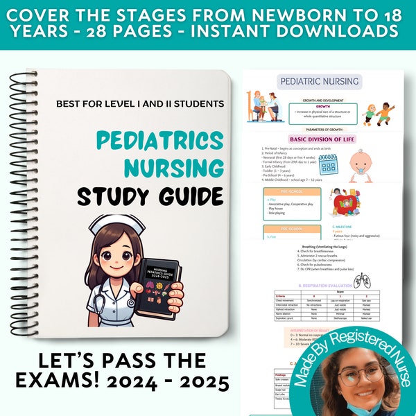 Nursing Study Guides - Etsy