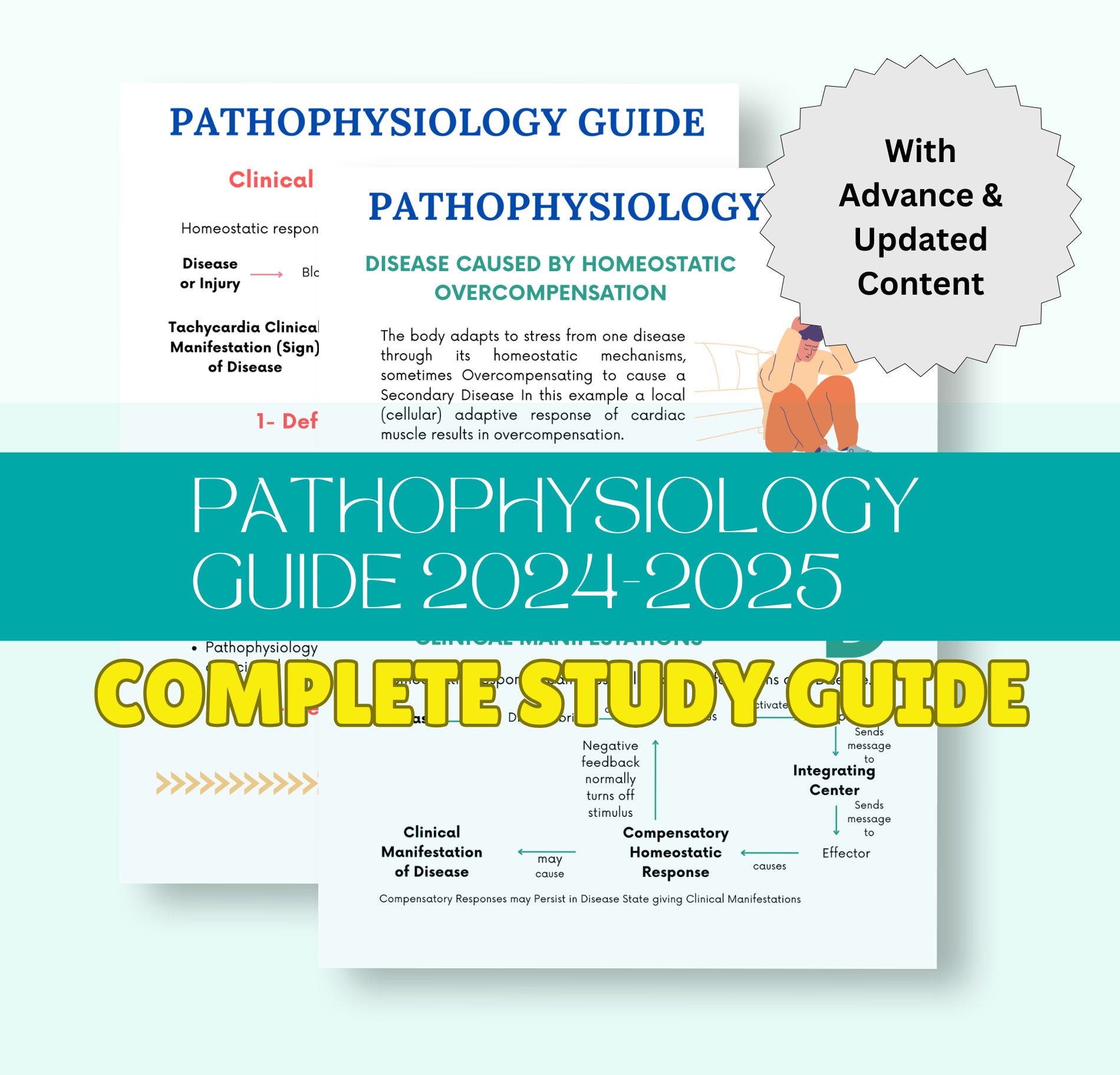 Pathophysiology Study Guide Bundle, Pathophysiology Nursing, Nursing ...
