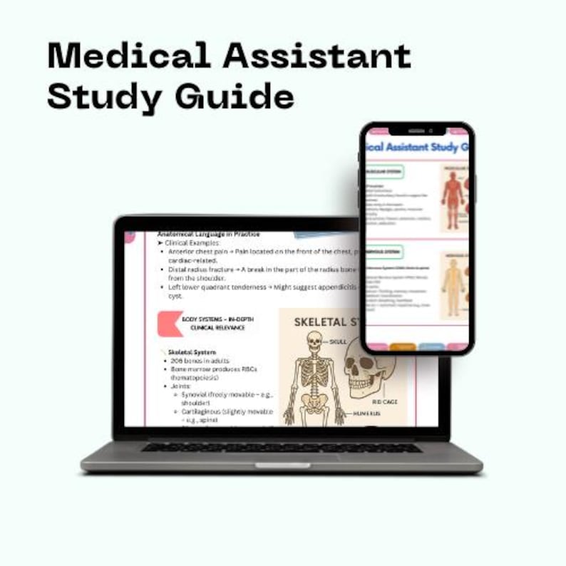 Medical Assistant Study Guide: CMA, MA Notes - 2026 Edition - Etsy