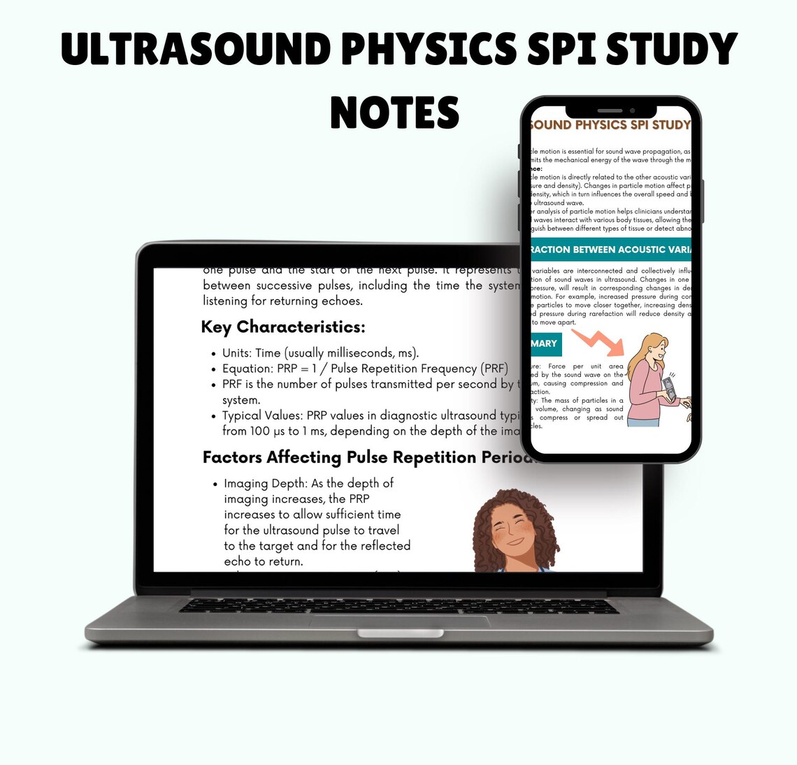 Ultrasound Physics SPI Study Notes | Sonography Exam Prep Guide | SPI ...