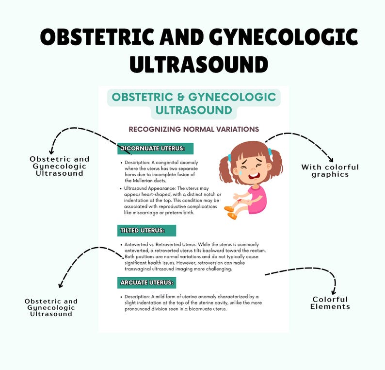 Obstetric and Gynecologic Ultrasound Study Guide Comprehensive OB/GYN ...