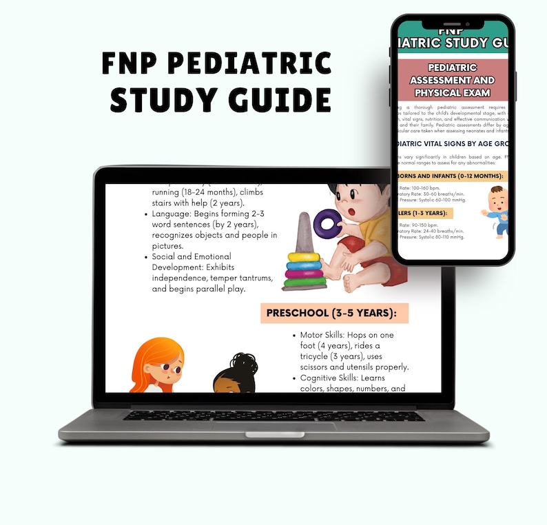 FNP Pediatric Study Guide: Primary Care Notes (digital Download) - Etsy
