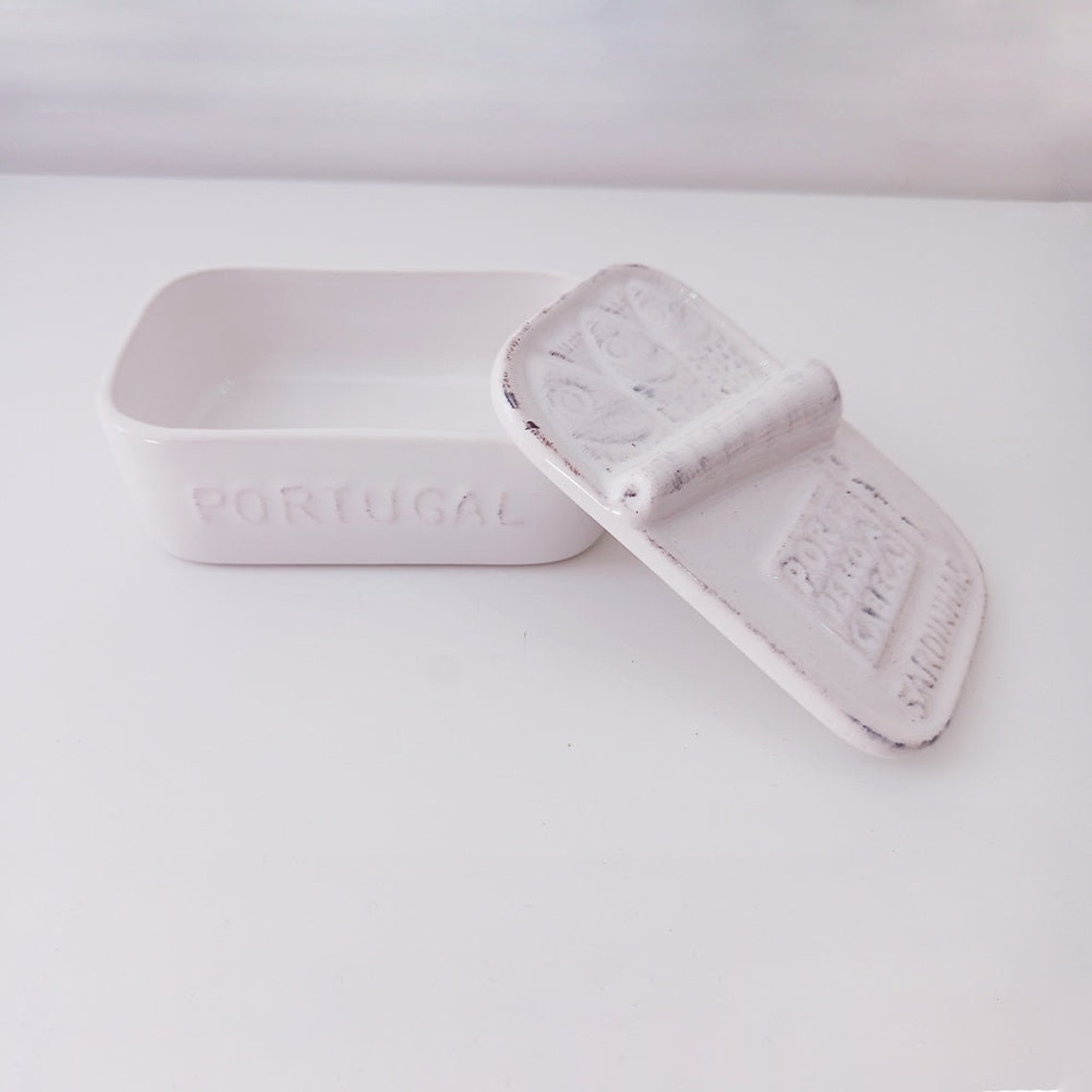 Hand-painted Ceramic Soap Box - Sardines - Etsy