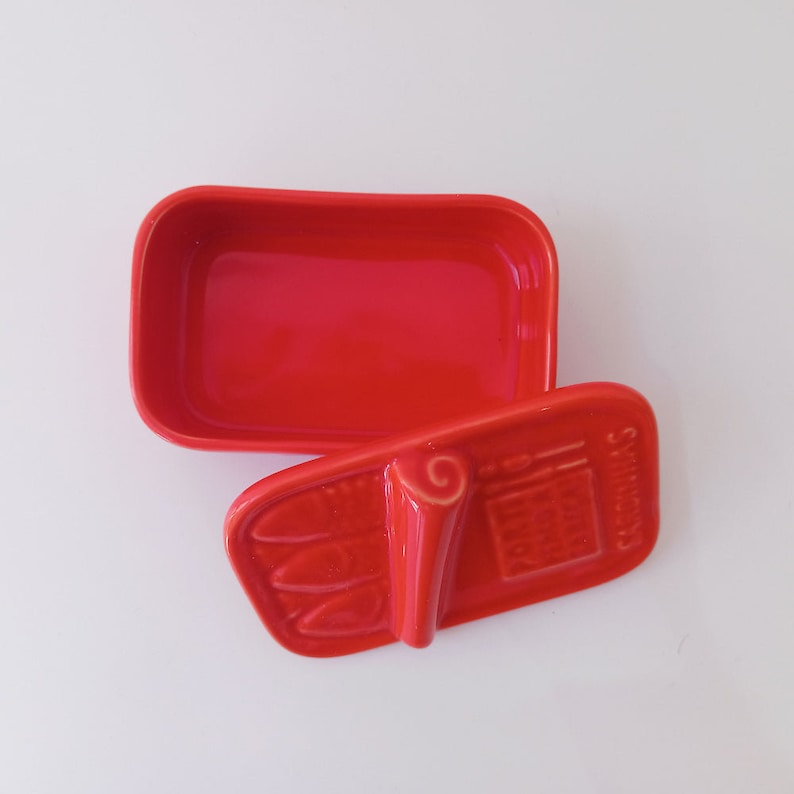 Hand-painted Ceramic Soap Box - Sardines - Etsy